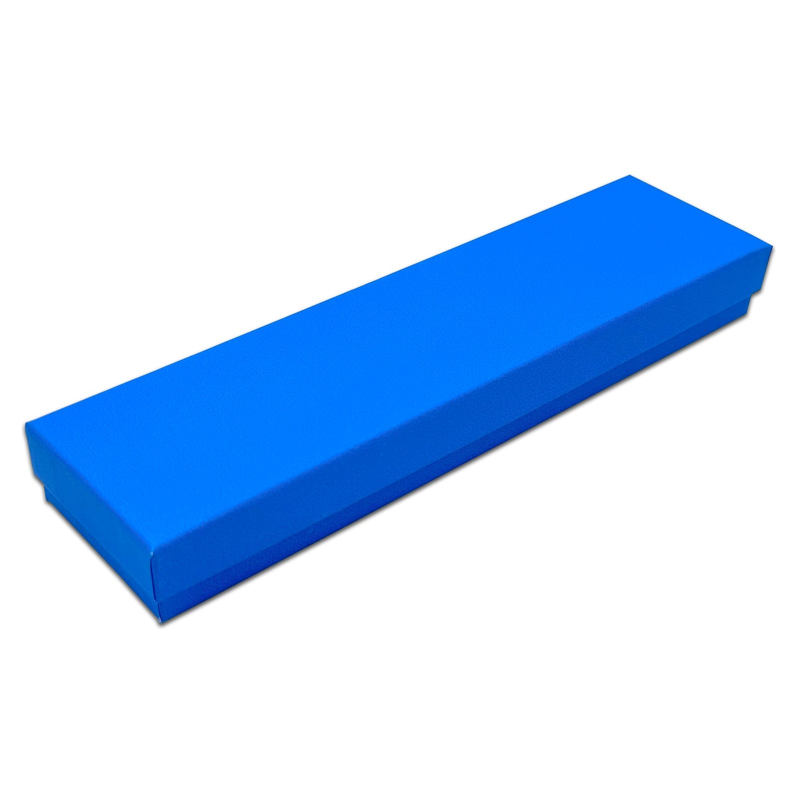 8" x 2" x 1" Neon Blue Cotton Filled Box (25-Pack) – The Display Guys
